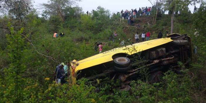 Several Feared Dead as School Bus Crashes in Taita Taveta - Kenyans.co.ke Several Feared Dead as School Bus Crashes in Taita Taveta - Kenyans.co.ke